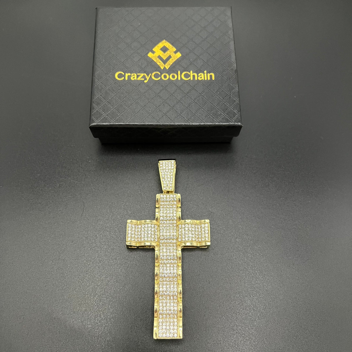 Classic Cross Gold Pendant – Crazycoolchain