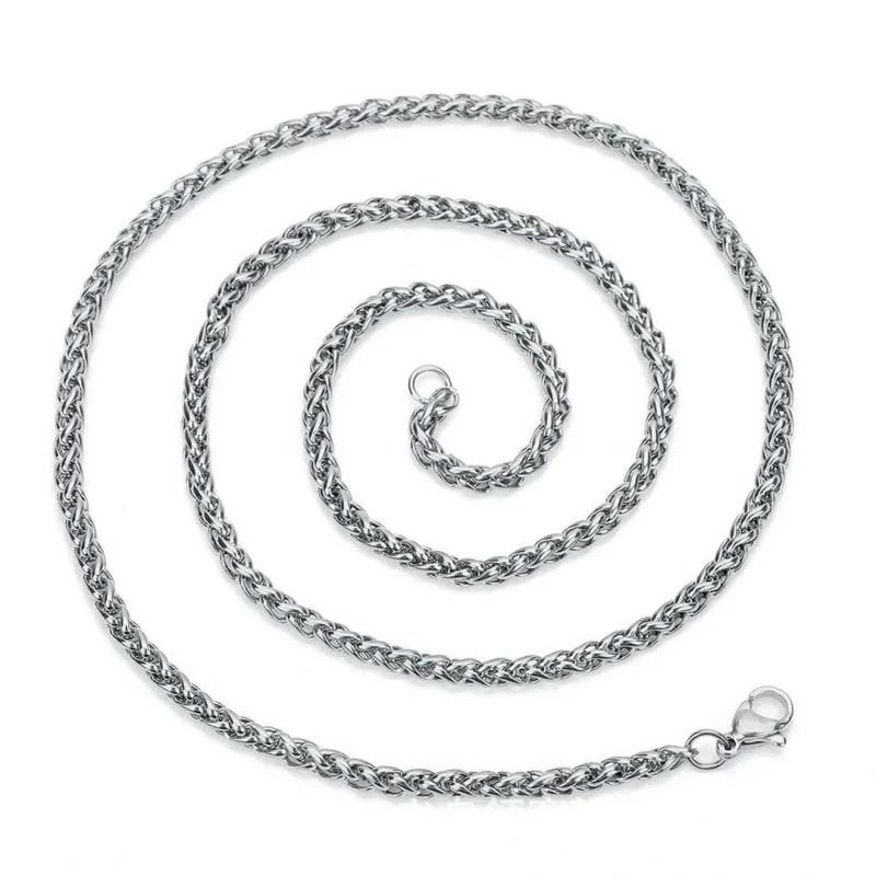 2.5mm Franco Box Chain in White Gold – Crazycoolchain