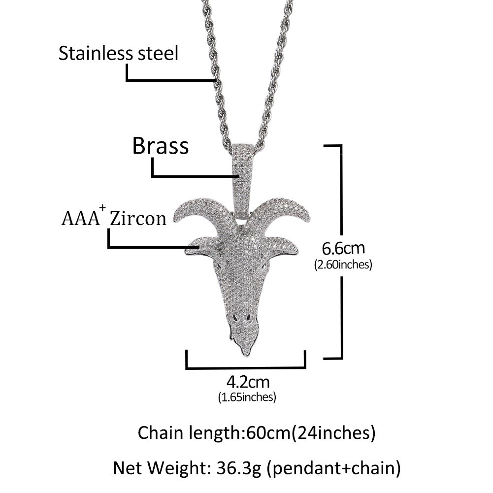 Goat Pendant – Crazycoolchain
