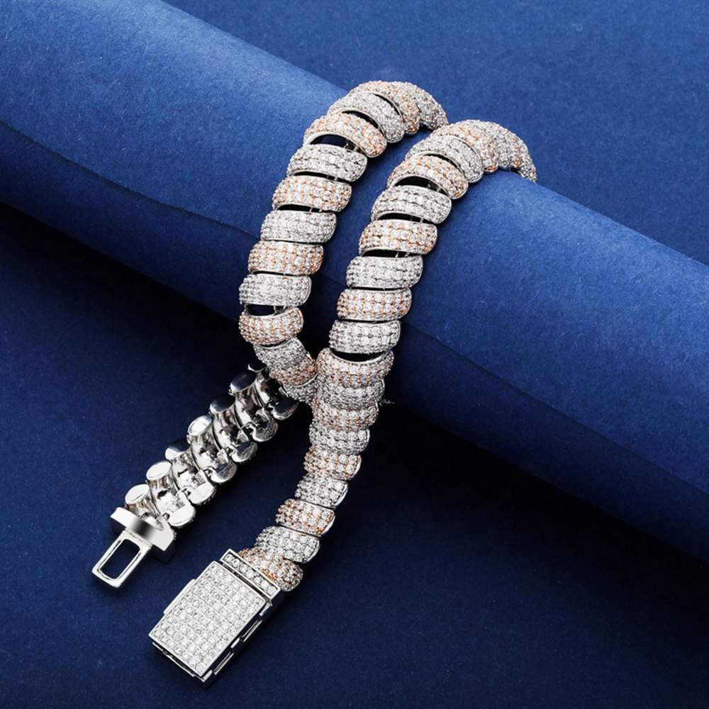 14mm Iced Out Rope Chain – Crazycoolchain