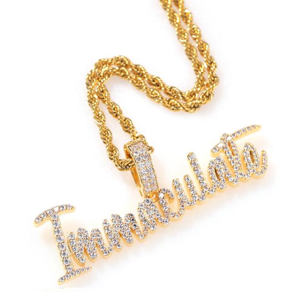 Immaculate Letters Pendant – Crazycoolchain