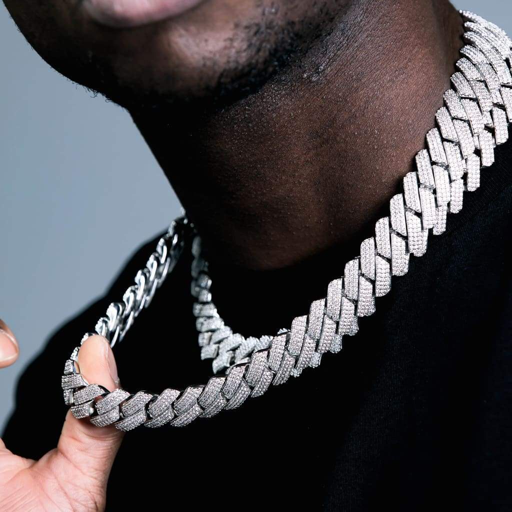 13/19mm Iced Out Box Clasp Cuban Chain – Crazycoolchain