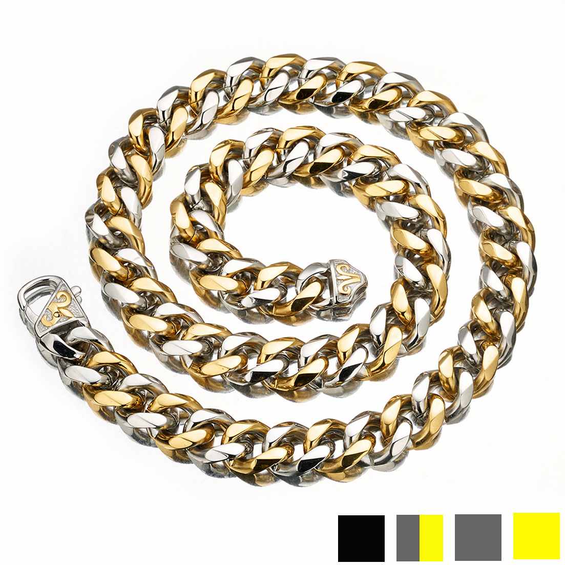 15mm Thick Stainless Steel Cuban Chain – Crazycoolchain